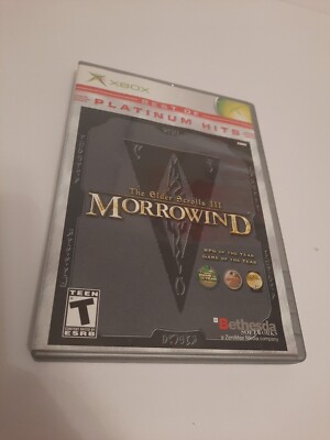 Elder Scrolls III: Morrowind 3 Microsoft Xbox 2002 Best Of Platinum ...