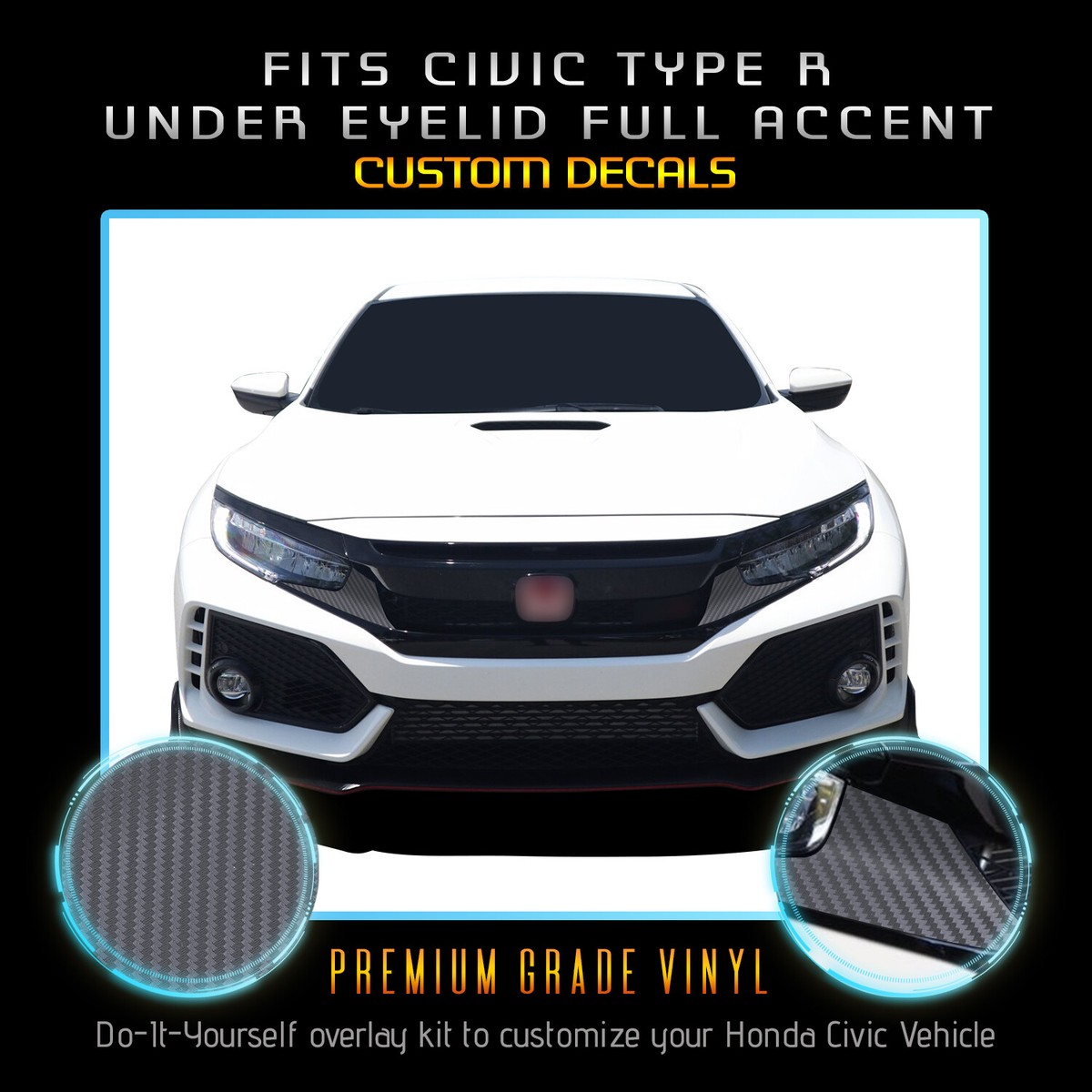 Modified Parts Type-R Front Bumper Complete Body Kit For, 54% OFF