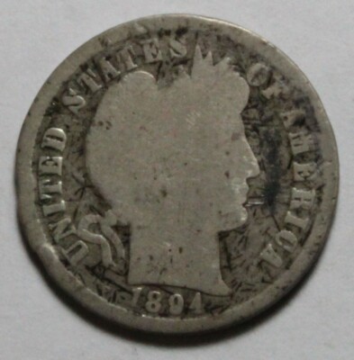 1894 Barber Dime LW953 | eBay