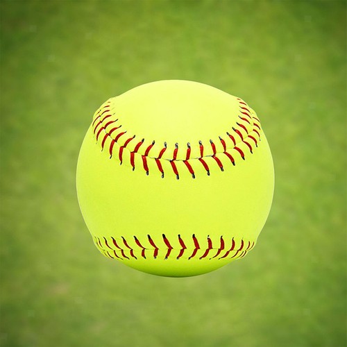 Yellow Sports Practice Softballs Weight Slowpitch Softball for Games ...