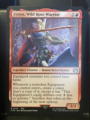 Firion Wild Rose Warrior #137 NM/M Final Fantasy MTG Magic Red Rare ...