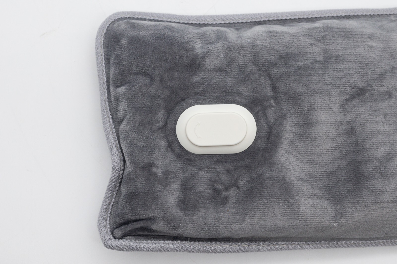 Electric Rechargeable Hot Water Bottle Grey Bed Hand Warmer Massaging ...