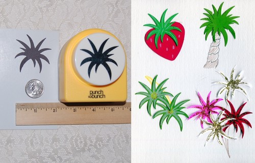 MEGA Size BURST Paper Punch-Fireworks-Strawberry Top-Palm Trees Punch ...