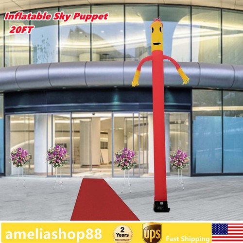 Advertising Sign Inflatable Tube Man Blow Up Waving Arm Fly Puppet Wind ...