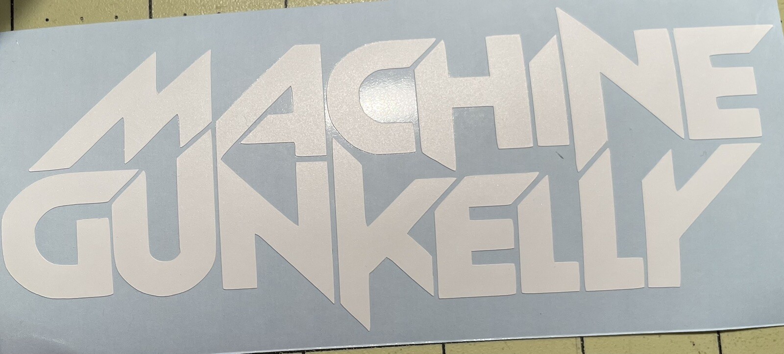 MGK MACHINE GUN KELLY die cut vinyl decal car/boat/laptop #41 set of 2 ...