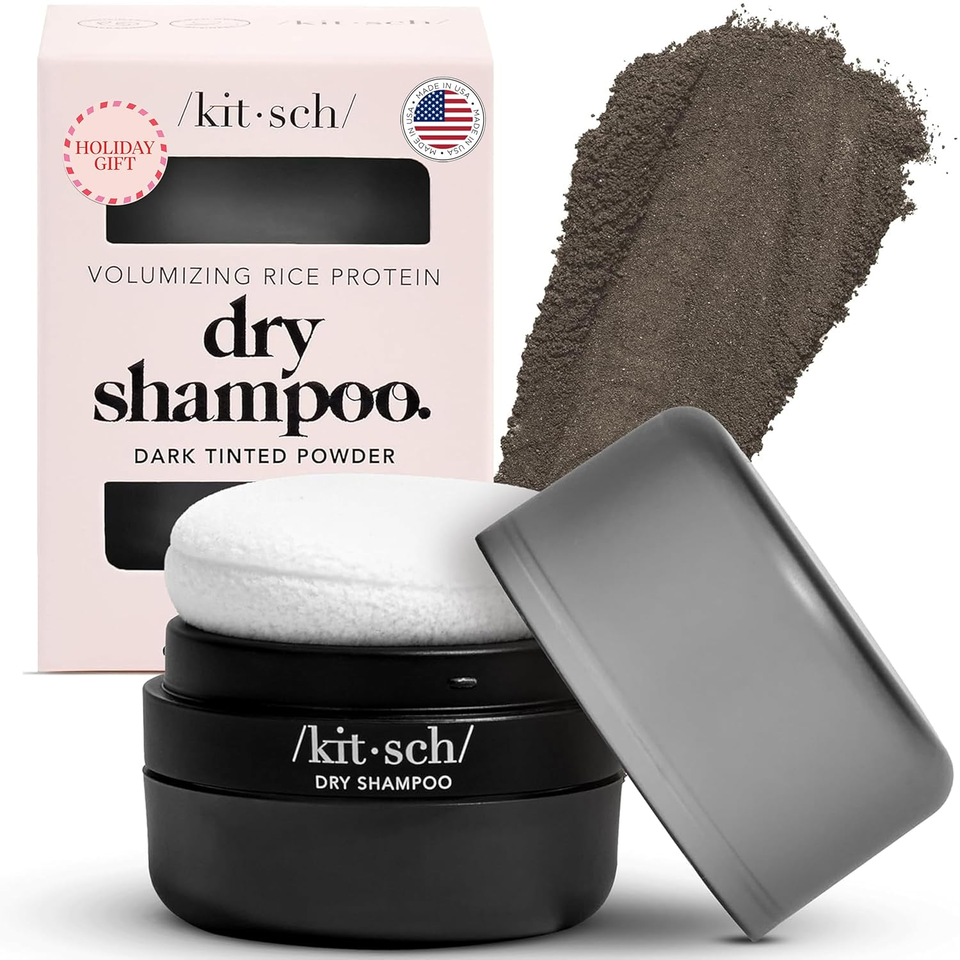 Dry Shampoo Powder for Women & Men Dry Shampoo for Dark Hair W/Rice ...
