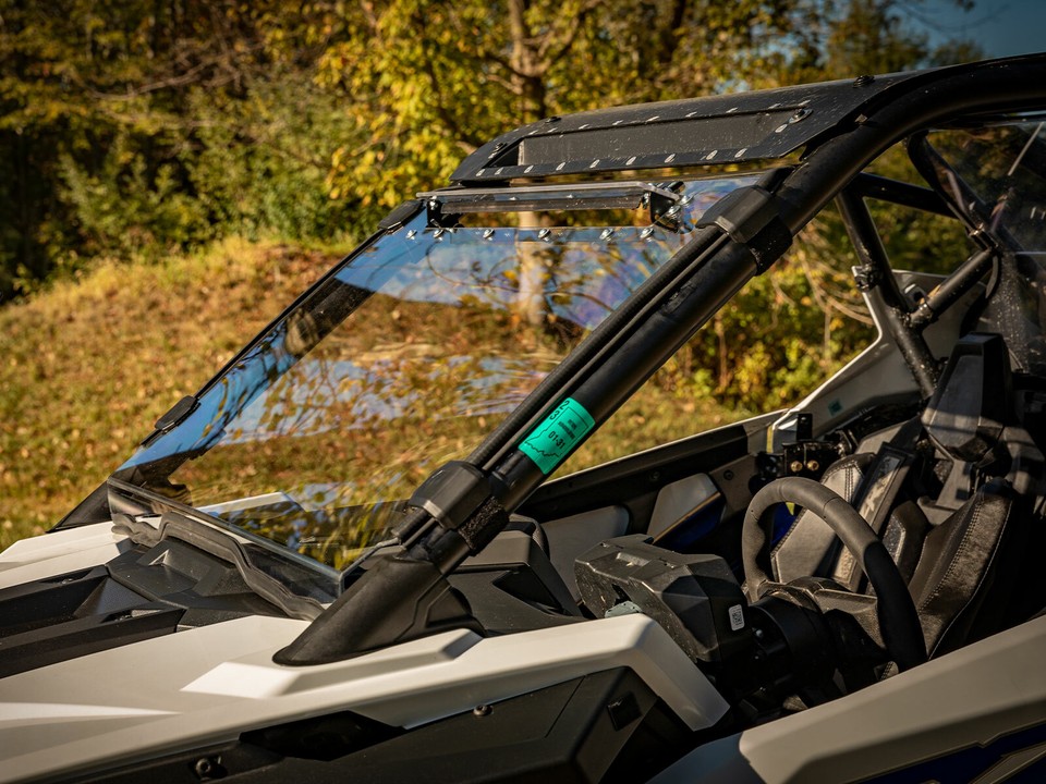SuperATV Scratch Resistant Vented Full Windshield for Polaris RZR PRO ...