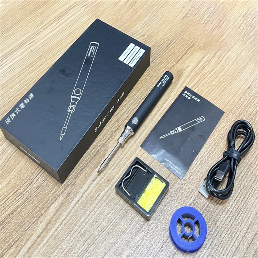 USB Soldering Iron Kit Cordless Rechargeable Solder Pen For Jewelry ...