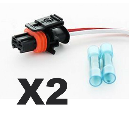 2x Connecteur Femelle compatible pour Injecteur Bosch 1928404072 ...