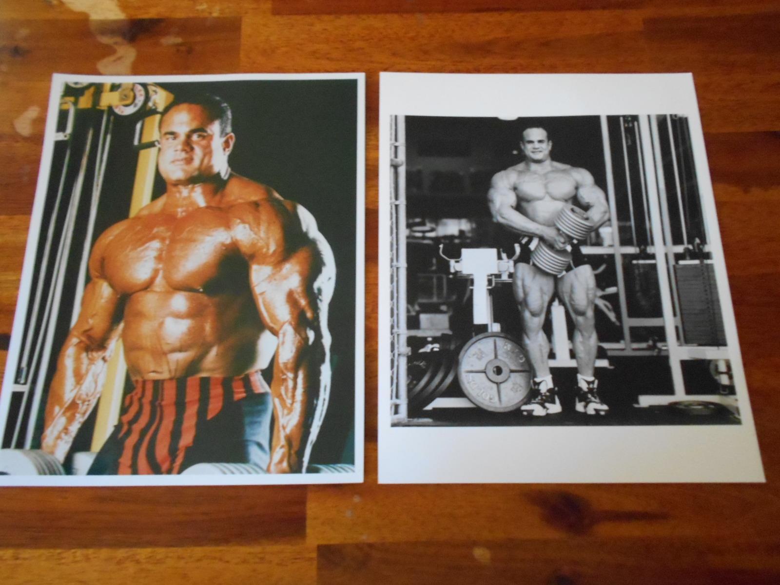 Lot of (2) ANTHONY D'AREZZO Bodybuilder muscle bodybuilding photos 8" X ...