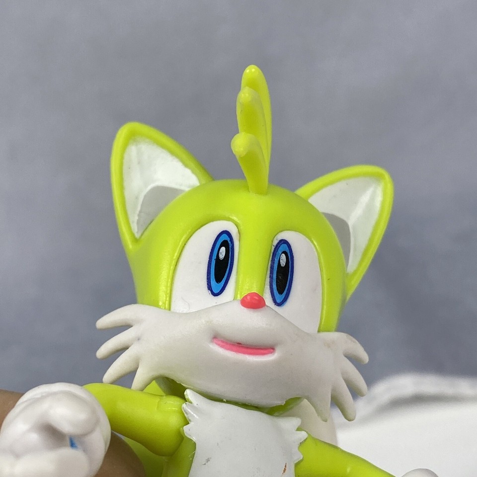 JAKKS Sonic the Hedgehog 3.5" NEON TAILS (RARE) | eBay