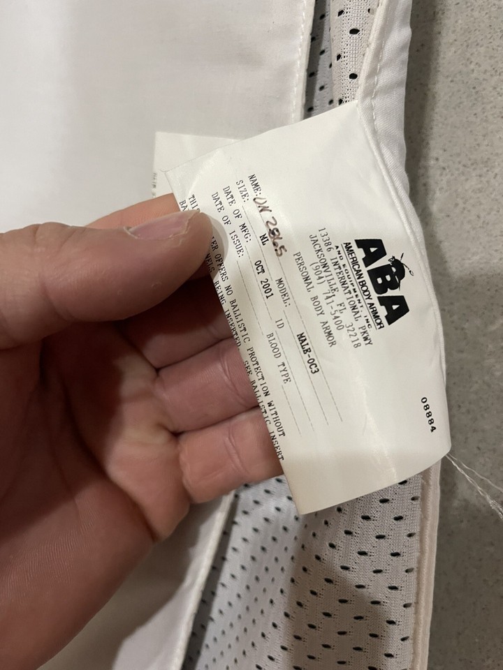 ABA American Body Armor Vest With Plates Level IIIA | eBay
