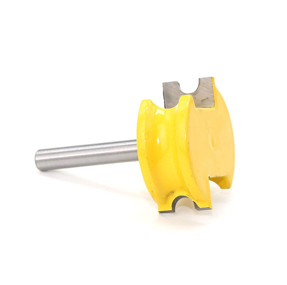 2 pcs 1/4" Shank 1/4" Dia Canoe Flute and Bead Router Bit Set ...