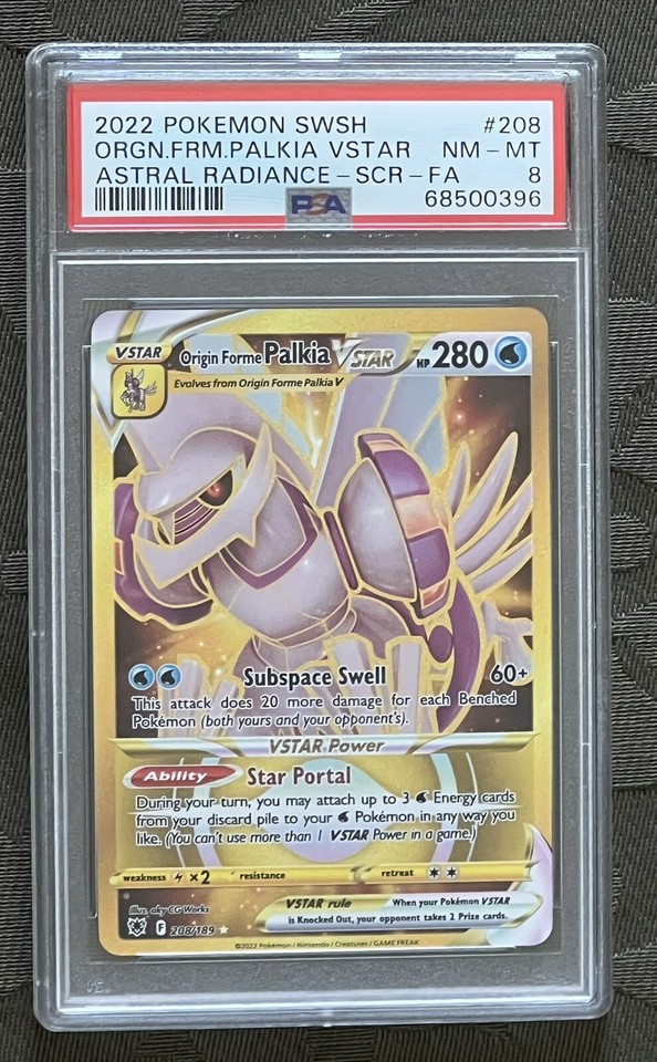 2022 Pokemon Origin Forme Palkia VSTAR Astral Radiance 208/189 PSA 8 | eBay