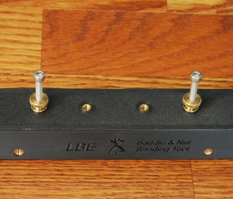 Guitar Nut and Saddle Sanding Jig and Break Angle Sanding Attachment | eBay