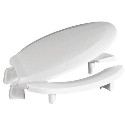 CENTOCO GR3L820STS-001 Toilet Seat,Elongated Bowl,Open Front 48TK99 | eBay