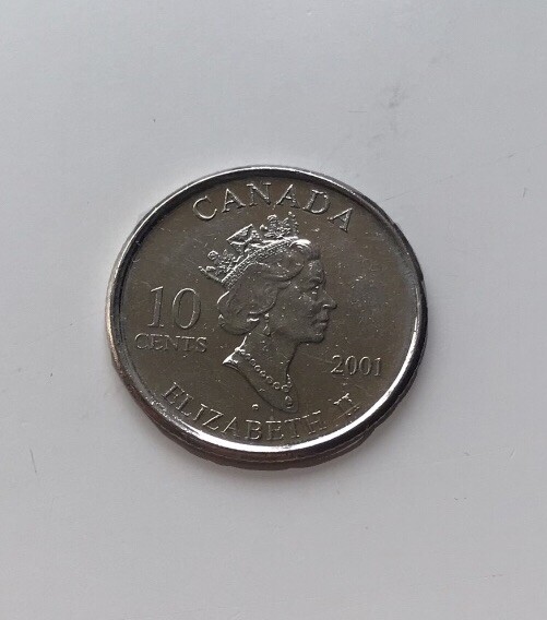 RARE 2001 Series Coin Year Of Volunteers Canada 10 Cents Dime | eBay