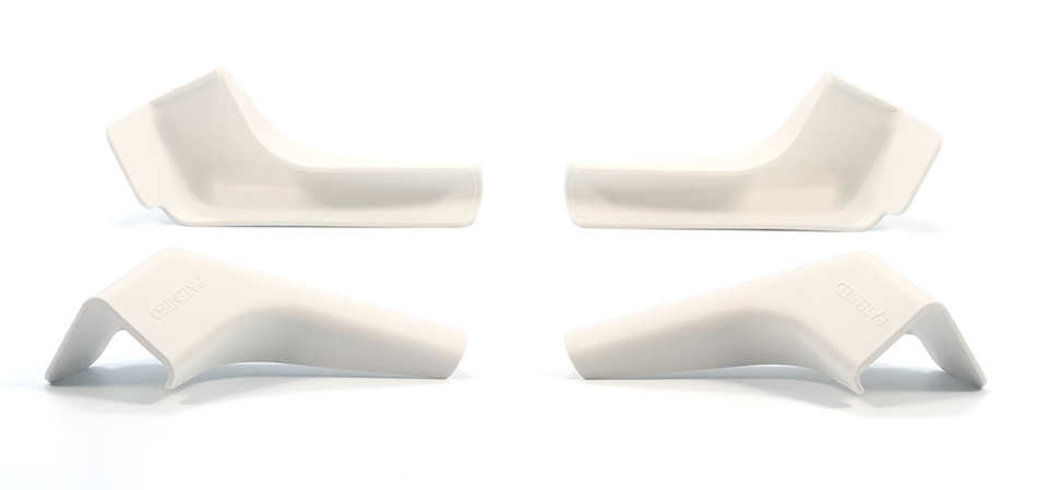 CAMCO 42123 RV CAMPER MOTORHOME WHITE GUTTER EXTENSIONS USA SELLER | eBay