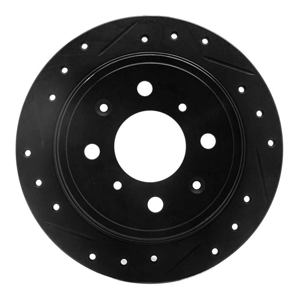 Disc+Brake+Rotor-Brake+Rotor+-+Drilled+And+Slotted+-+Black+DFC+633 ...
