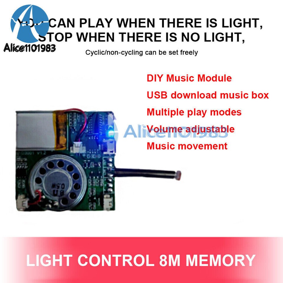 Greeting Card module DIY Musical Board Recordable Voice Music Sound ...