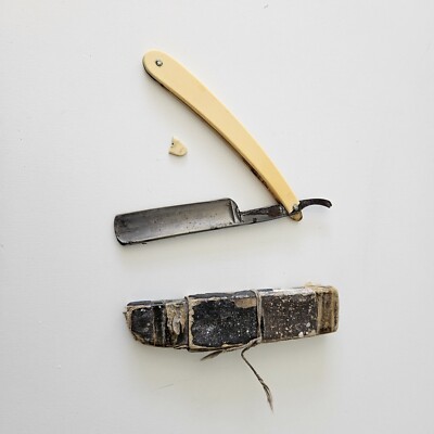 Kanner's Straight Shaving Razor Blade Army Navy Issue Vintage 1940s | eBay