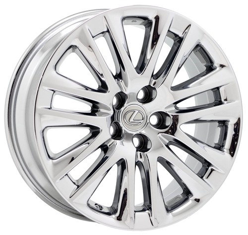 19" Lexus LS460 Bright Chrome wheel rim Factory OEM 74284 x1 | eBay