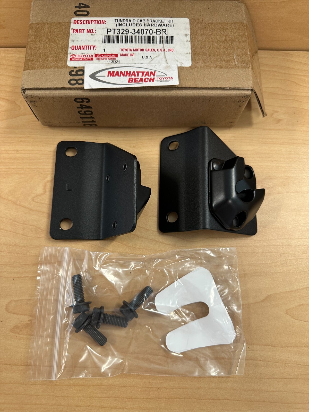 07-11 TUNDRA BED EXTENDER BRACKET KIT PT329-34070-BR GENUINE TOYOTA ...