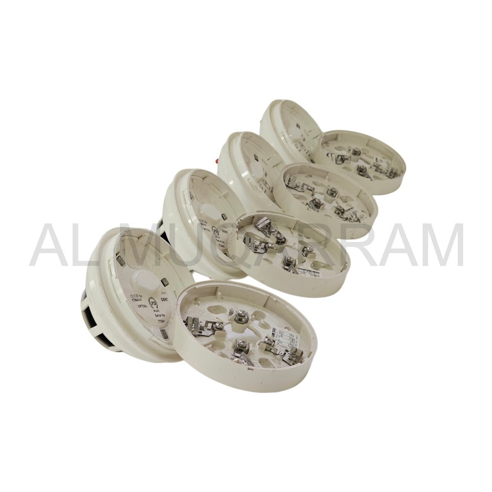 Gent 17840-01 Optical Smoke Detectors with Mounting Bases (4*1 Lot ...
