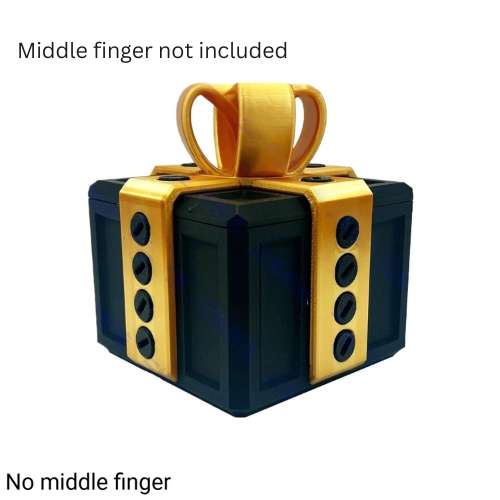 Middle Finger In A Box Funny Surprise Box Pop up Christmas Novelty Fun ...