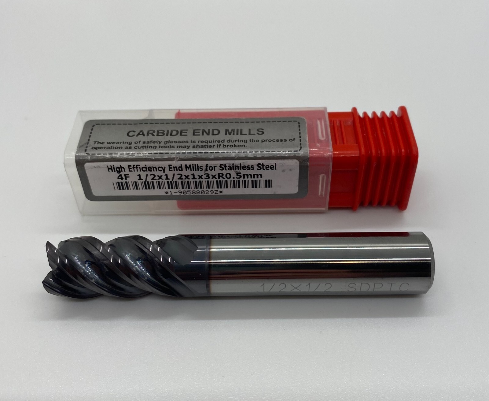 SDPTC 4 FLUTE 1/2" carbide end mill AlTiN coated for Stainless steel | eBay