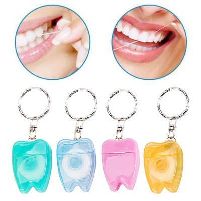 Portable Floss Keychain Lightweight Oral Dental Tooth Floss for Home ...