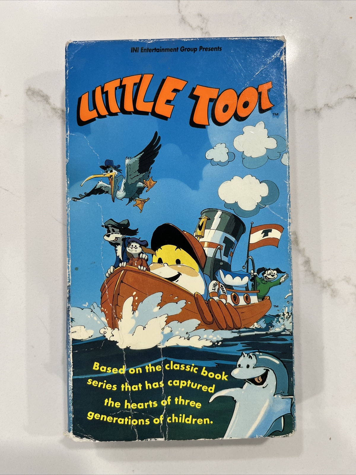 Little Toot (VHS 1992) Animated Brave Tugboat Strand Home Video ...