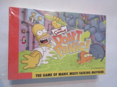 The Simpsons board game DONT PANIC! | eBay