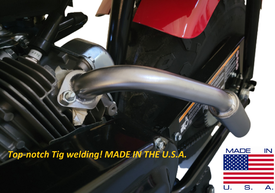 Exhaust Header for Massimo MB200 Mini Bike, Coleman BT200X, CT200U ...