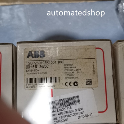 XO 16N1 24vDC 1SBP260105R1001 D3.0 ABB transistor output module brand ...