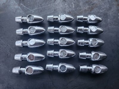 15 Weighted Bullet Jet Head Trolling Lures 5oz Wahoo Tuna (Wahoo Bombs ...