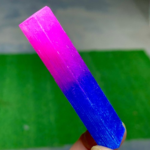 13G Gypsum Selenite stone electroplating colorful Crystal Reik Healing ...