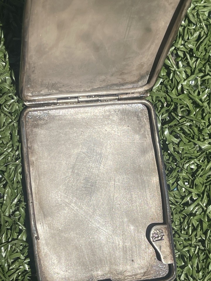 Antique English Sterling Silver Cigarette Case – London Hallmarks, 1 oz ...