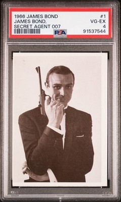 1966 James Bond Philadelphia #1 Secret Agent 007 Sean Connery PSA 4 VG ...