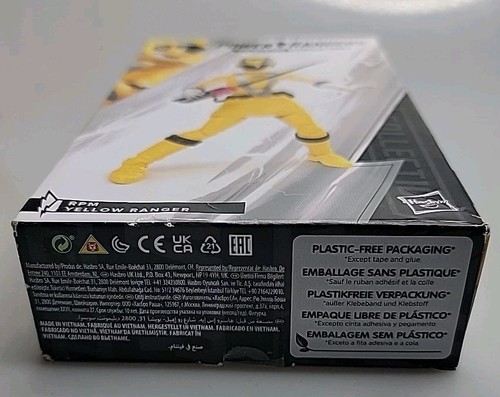 Hasbro Power Rangers Lightning Collection RPM Yellow Ranger 6" Figure ...