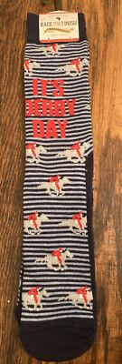 Basic Resources Brand: "It's Derby Day" Men's Crew Socks - Brand New ...