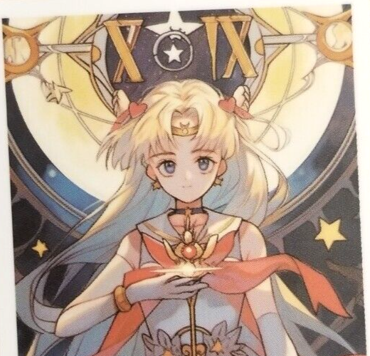 Sailor Venus Sticker Moon Sailormoon Tarot Card Girl Senshi Scouts ...