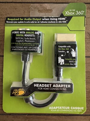 NEW Mad Catz Xbox 360 HEADSET ADAPTER for HDMI connections ANALOG ...