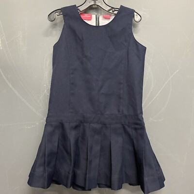Girls Navy Blue Dockers Dress School Uniform Jumper Size Small | eBay