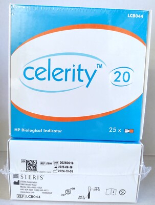 Steris Celerity LCB044 HP Biological Indicator (BOX/25) 2025/06/16 V ...