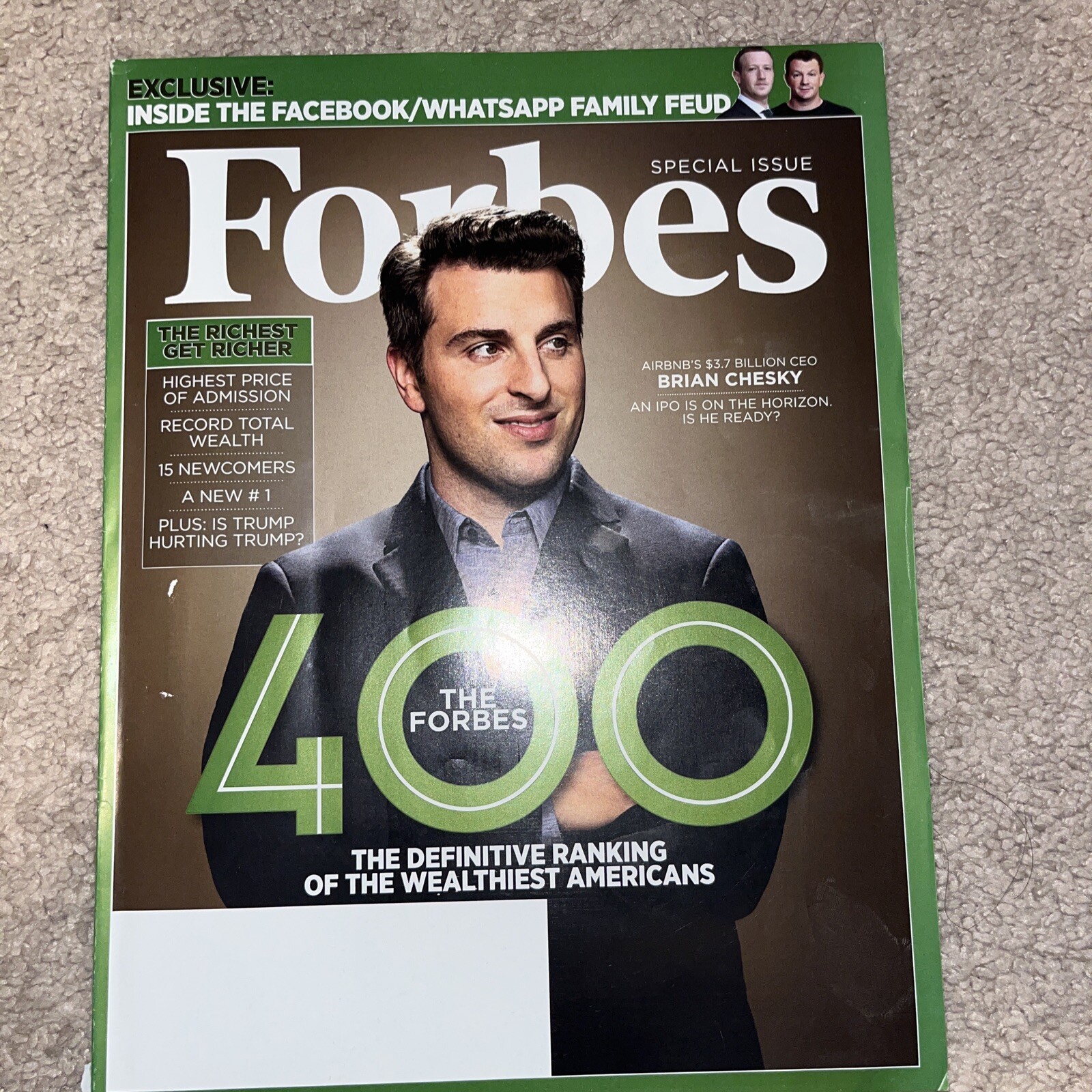 Forbes Magazine Cover Page