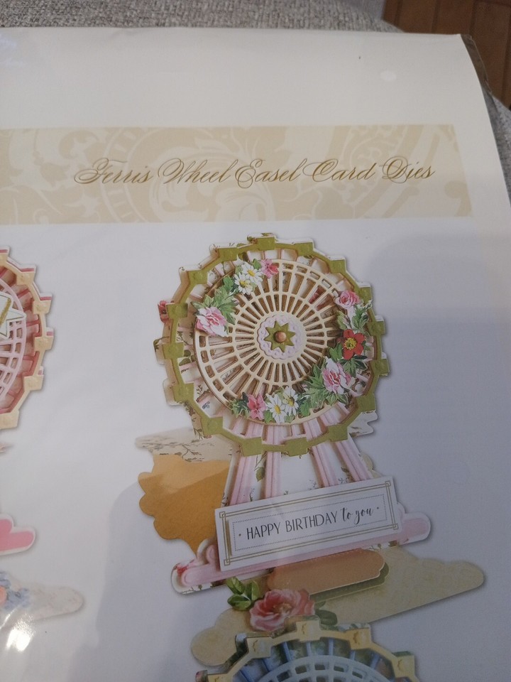 Anna Griffin Ferris Wheel EASEL CARD DIES NEW | eBay