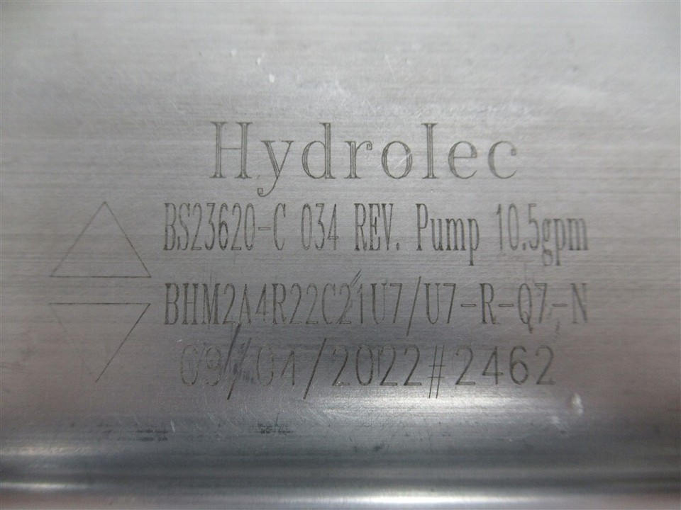 Hydrolec BS23620-C, BHM2A4R22C21U7 / U7-R-Q7-N, Hydraulic Pump ...