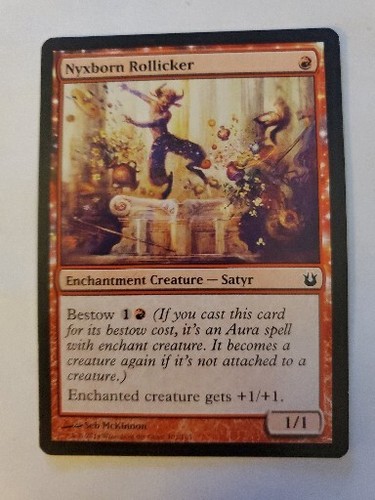 MTG Magic The Gathering Card Nyxborn Rollicker Enchantment Creature ...