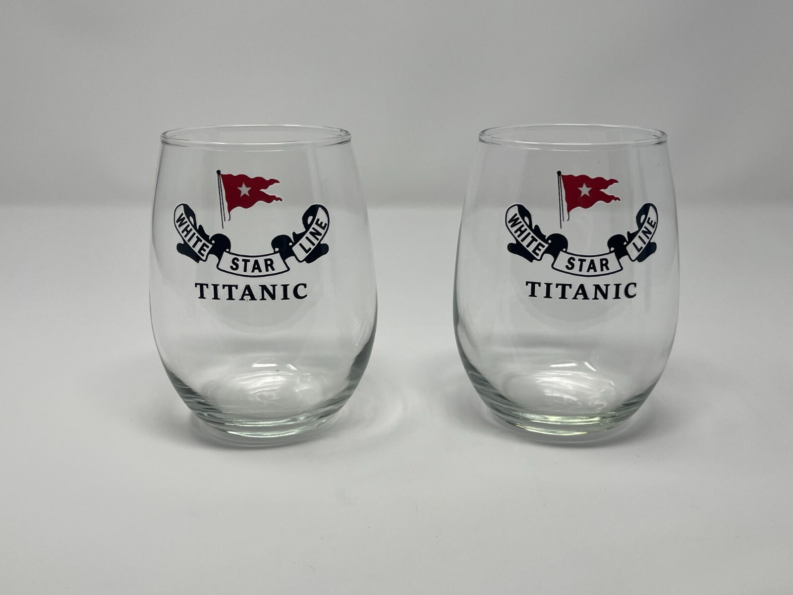Titanic Wine Glasses 20 Ounce Wine Glass RMS Titanic Drinkware Gift Set ...